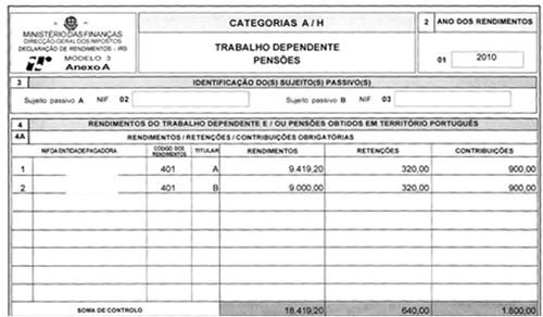 Obrigações Fiscais - Modelo 3 - Instruções de Preenchimento ...