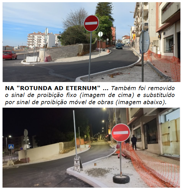 CIDADE | A má colocação de sinalética de trânsito na Rotunda ...