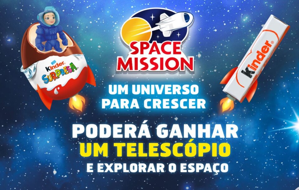 Passatempo Kinder Space Mission - Poupe Tostões com Cupões