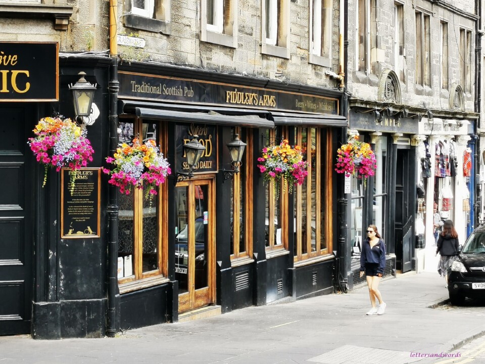 Edinburgh - Letters and words