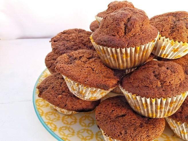 Muffins de Chocolate Americanos - Maria Eduarda