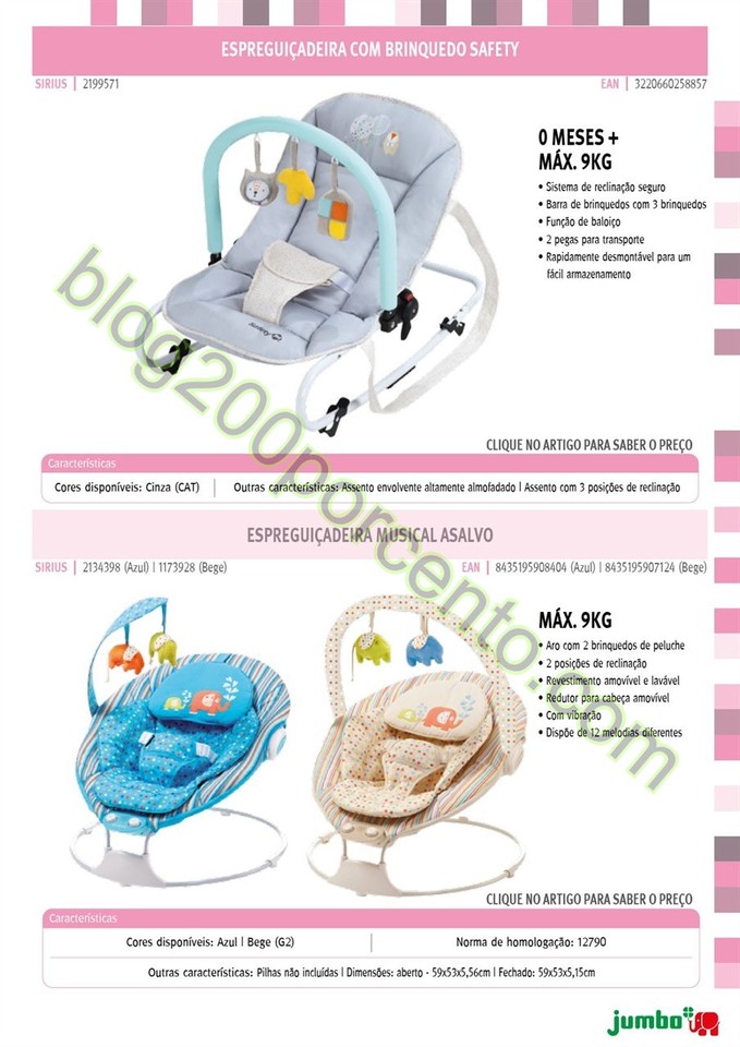Novo Catálogo Puericultura JUMBO promoções de 19 janeiro a 31 dezembro ...
