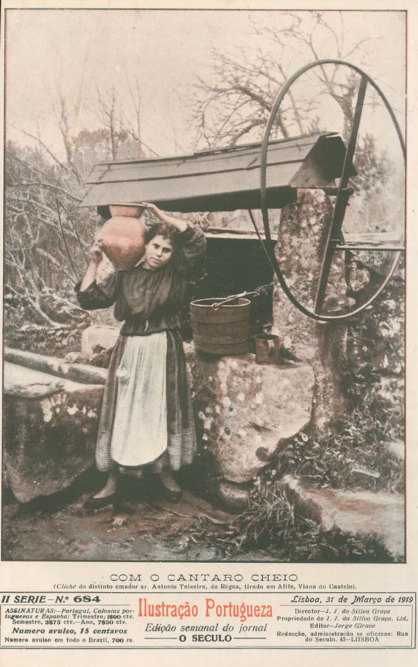 VIANA DO CASTELO: MOÇA DE AFIFE EM 1918 - BLOGUE DO MINHO