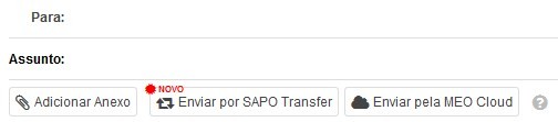Novo: SAPO Transfer na sua conta de mail SAPO - Blog do SAPO Mail