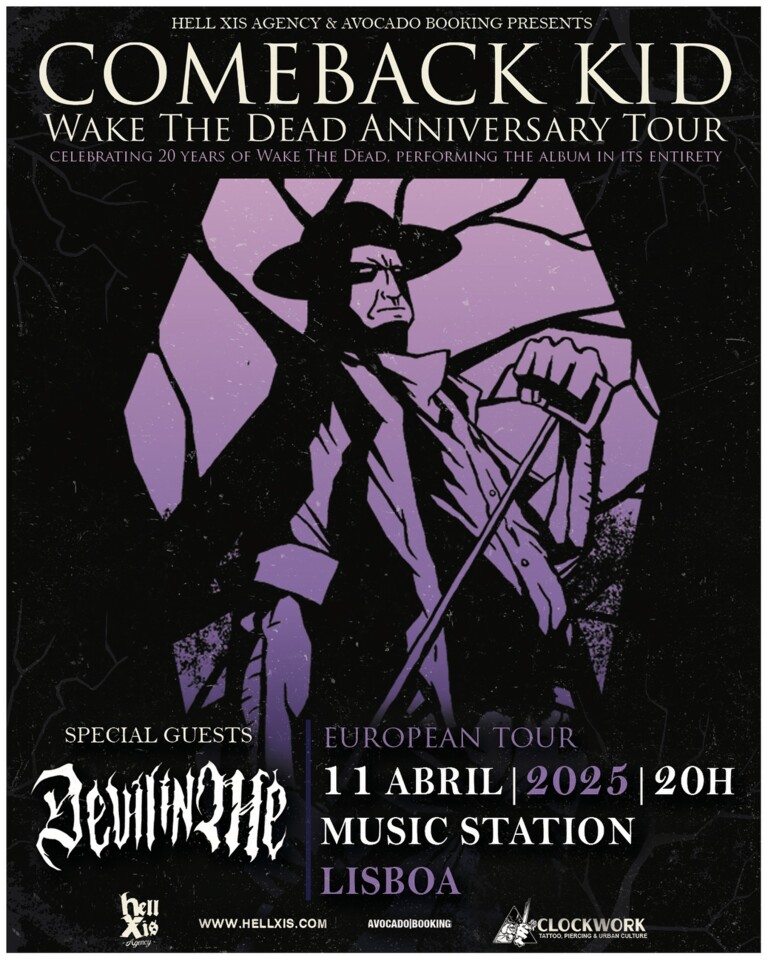 COMEBACK KID regressam a Portugal em Abril - Metal Global