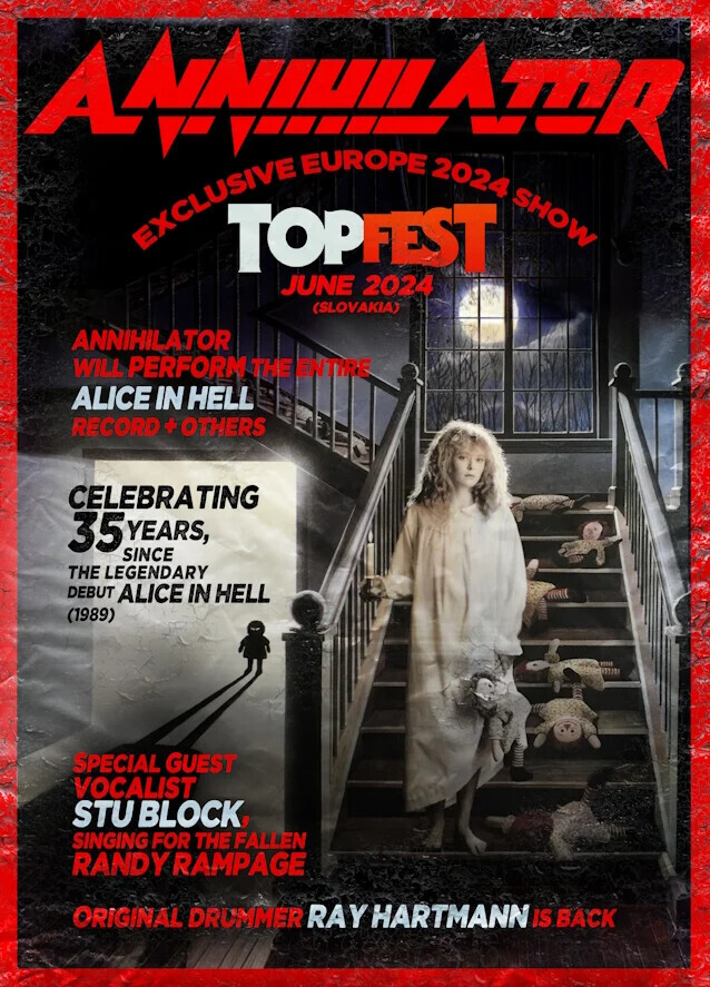 ANNIHILATOR celebram 35 anos de «Alice In Hell» na Eslováquia! - Metal ...