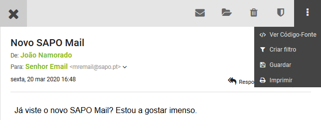 Saiba como vai ser o novo SAPO Mail - Blog do SAPO Mail