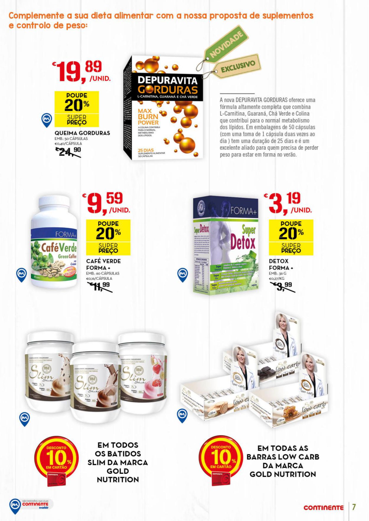 Antevisão Novo Folheto Continente Hiper / Modelo "Férias Saudáveis" - 7 ...