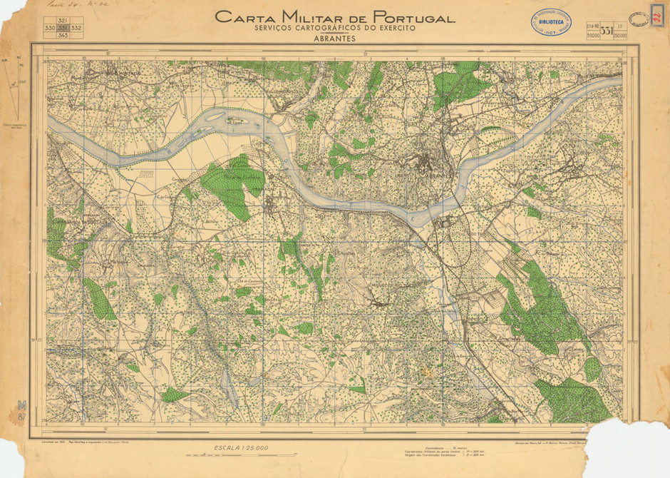 Mapas militares - Cidadãos por Abrantes